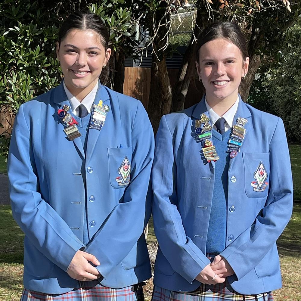 Sarah Donaldson and Micaela Sumner - Year 9 Prefects 2024