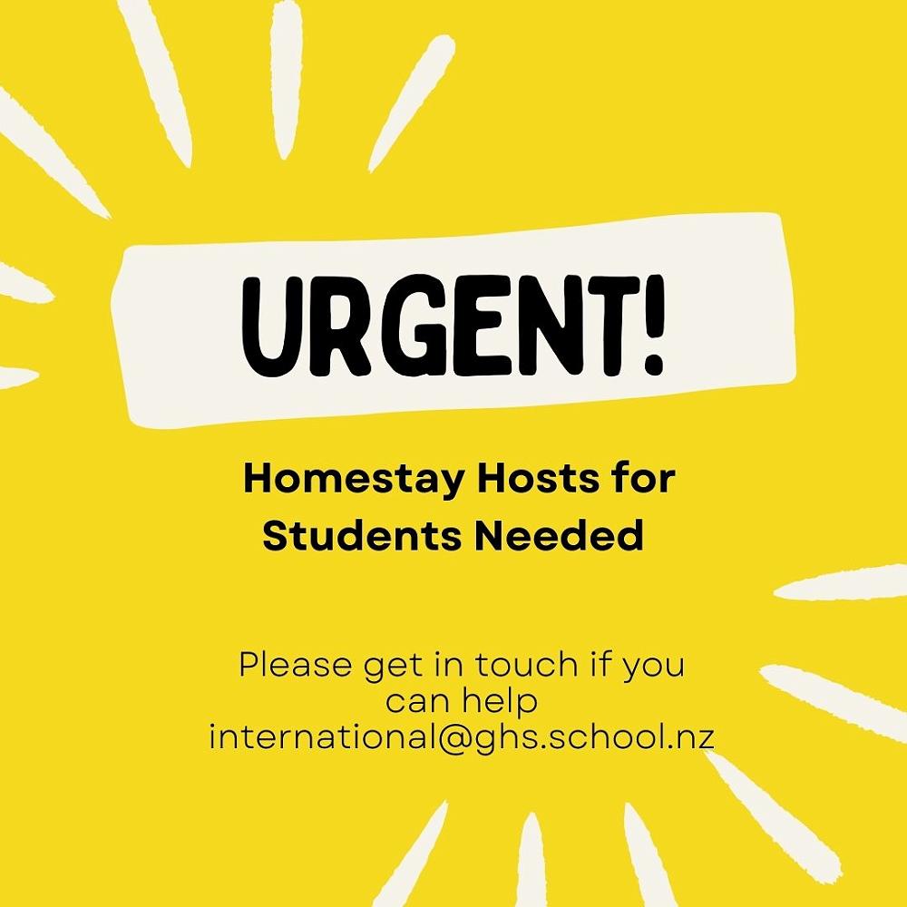 Homestay Host Needed for Term 4! Can you help?
