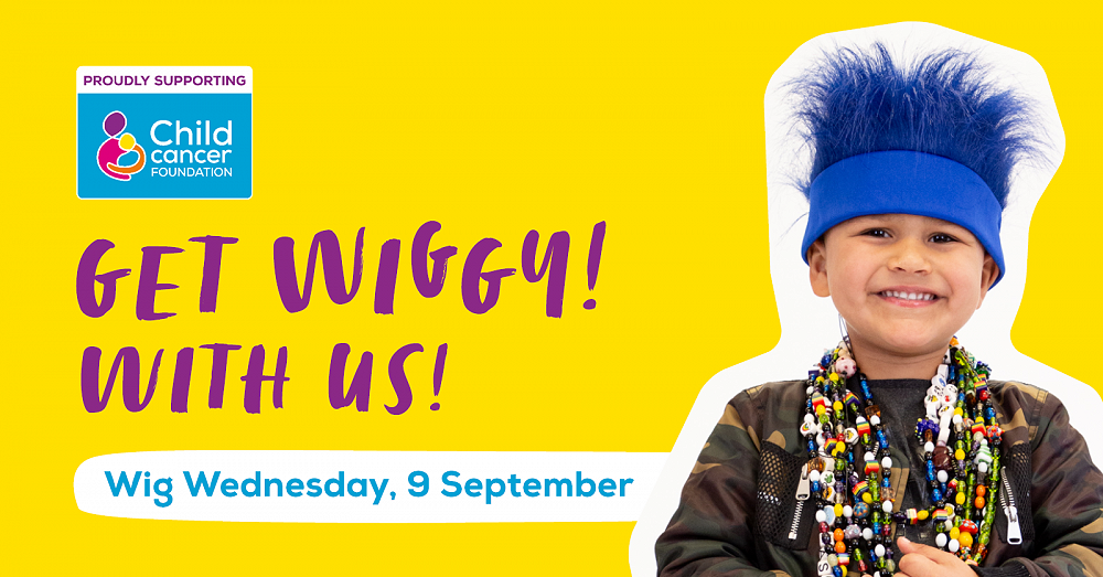 Wiggy Wednesday - Fundraiser for Child Cancer