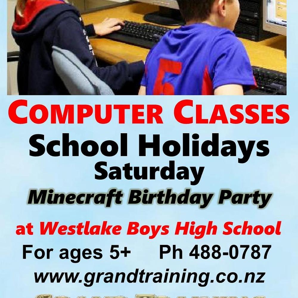 School Holiday Computer Classes and Minecraft Parties. — Newsletter ...