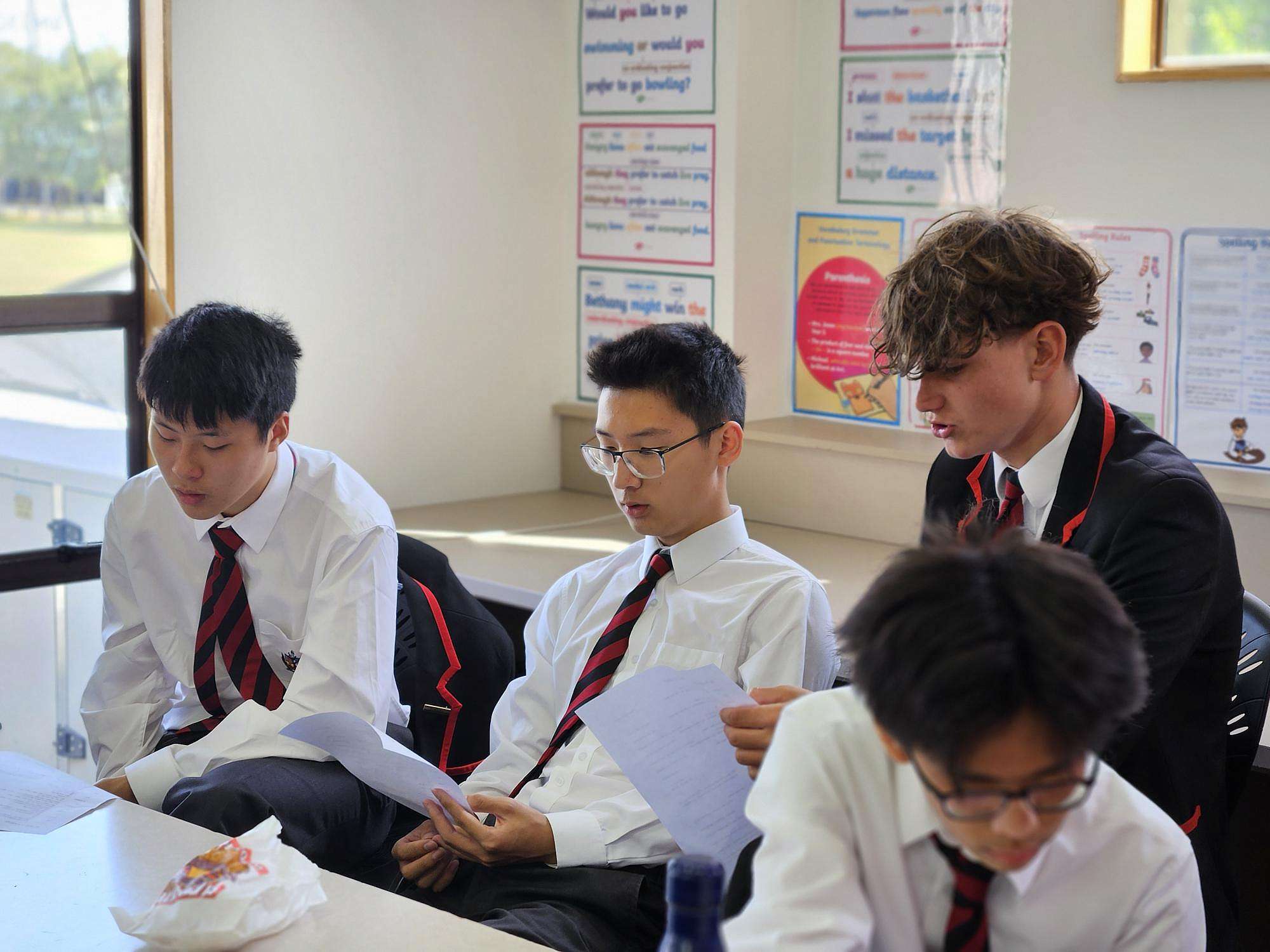 International students embrace college life