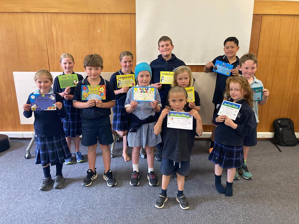 Primary Assembly Certificate Recipients