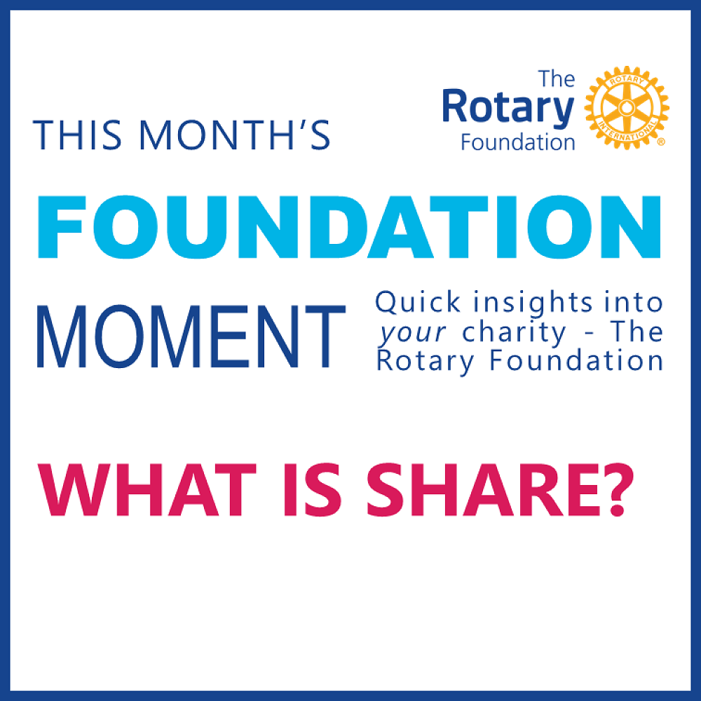 WHAT IS SHARE? — Rotary On The Move - December 2023