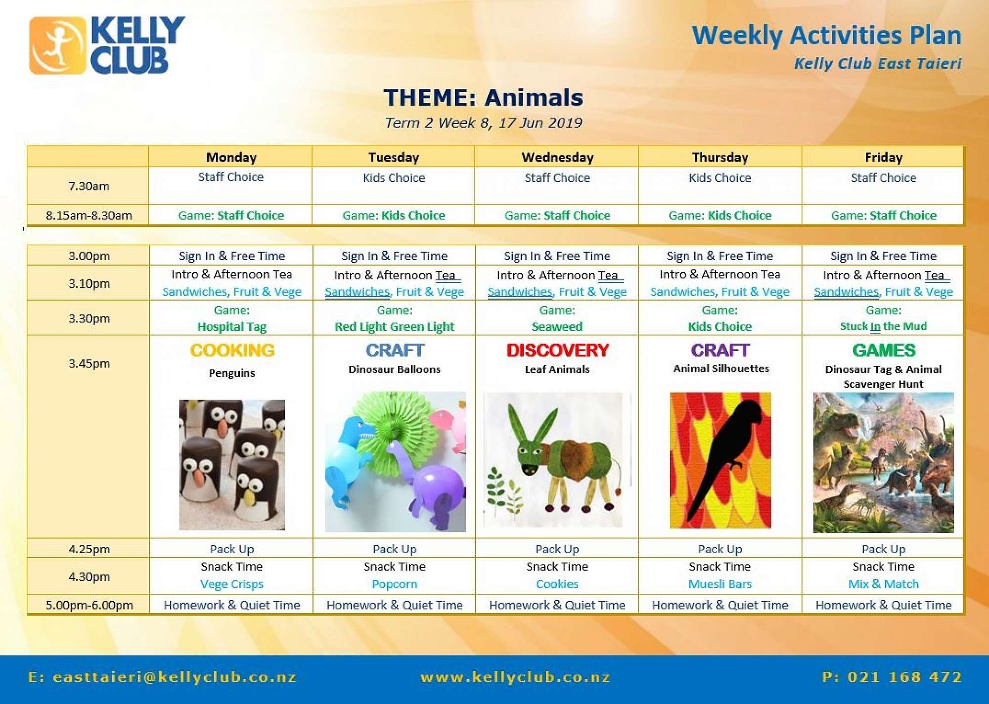 KELLY CLUB - WEEK 8 — NEWSLETTER - 17 JUNE, 2019