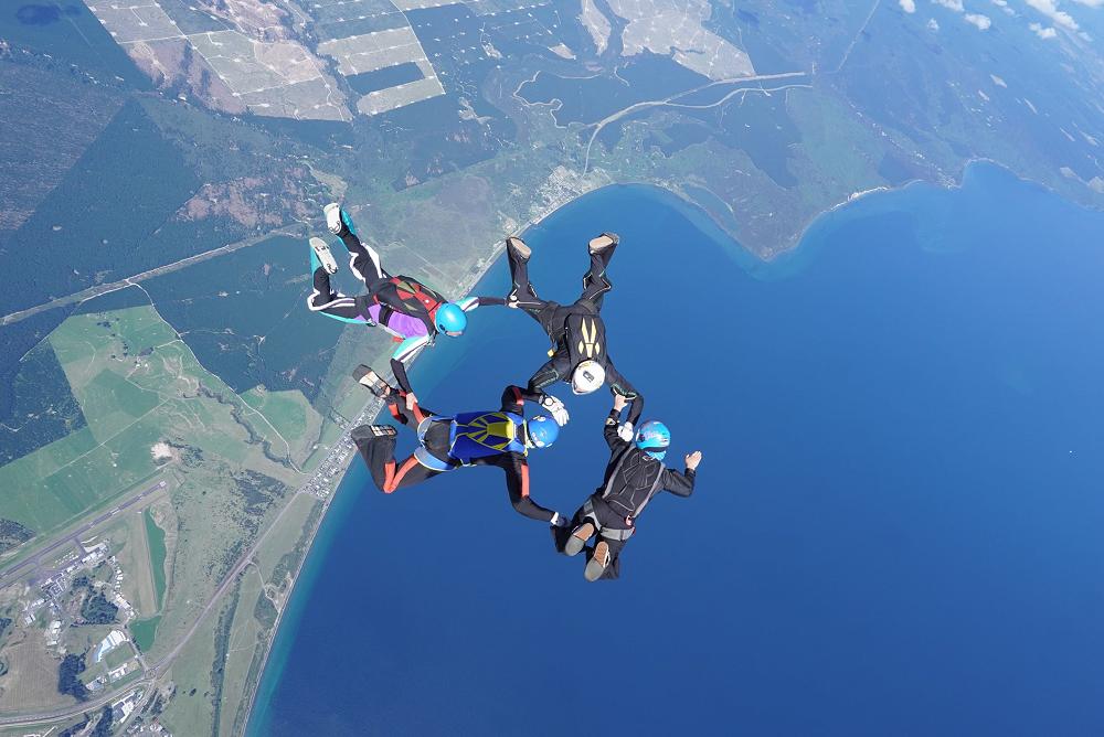 New Zealand National Skydiving competition