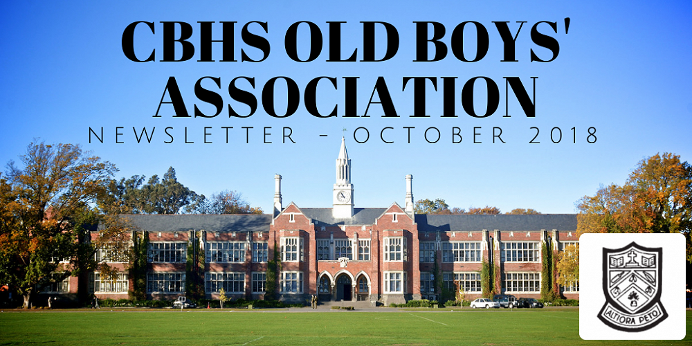 CBHS Old Boys' Newsletter - October 2018