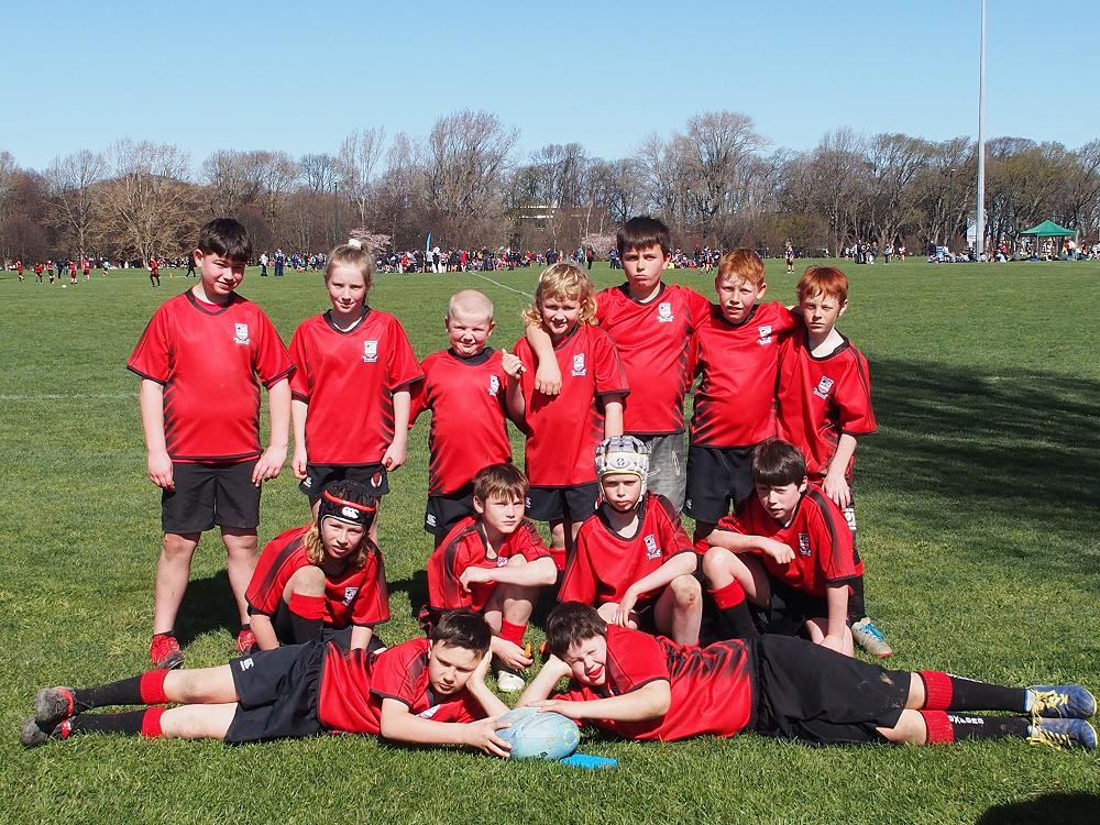 Year 5/6 Rugby team at Canterbury Primary Schools Winter Tournament ...
