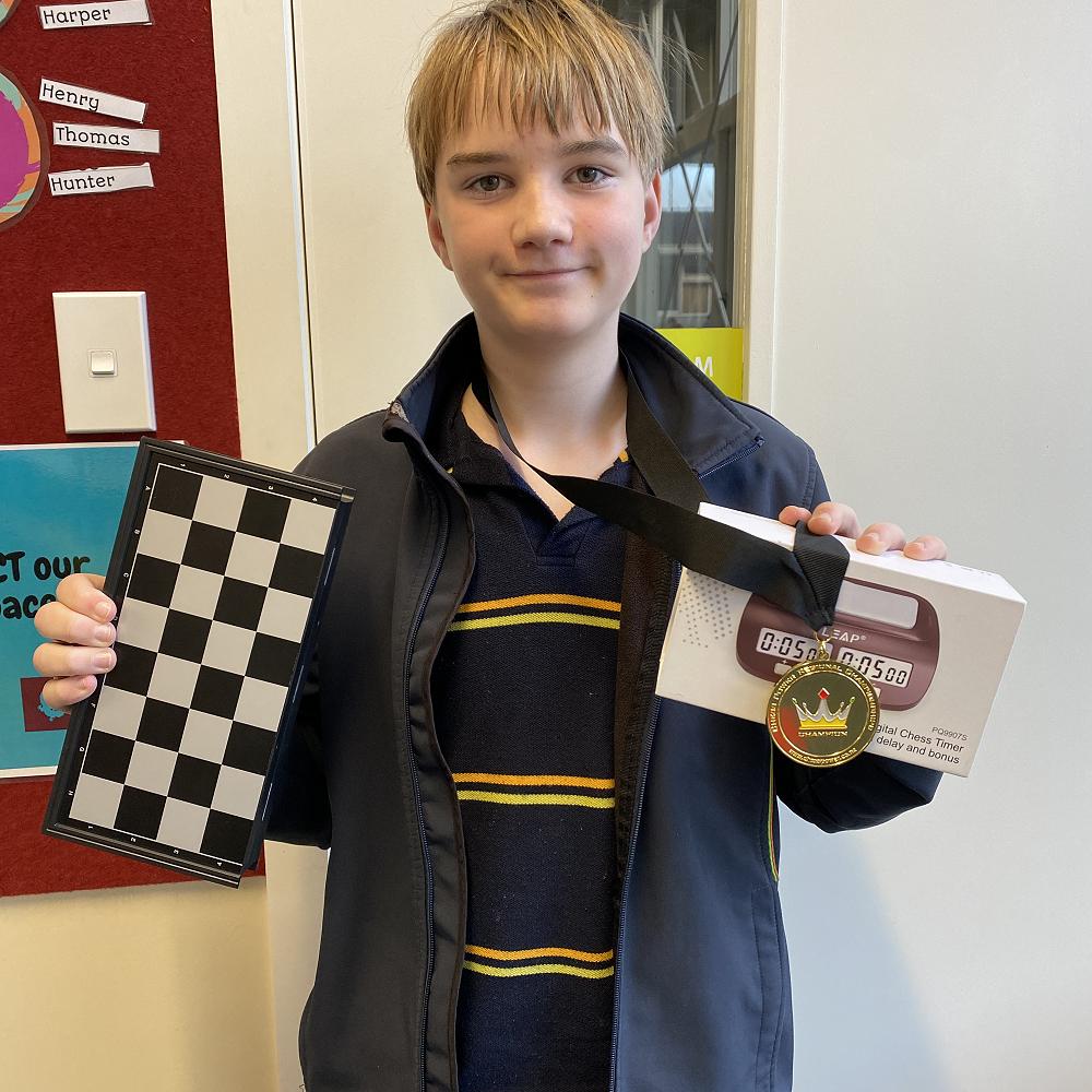 Chess success for Jacob!