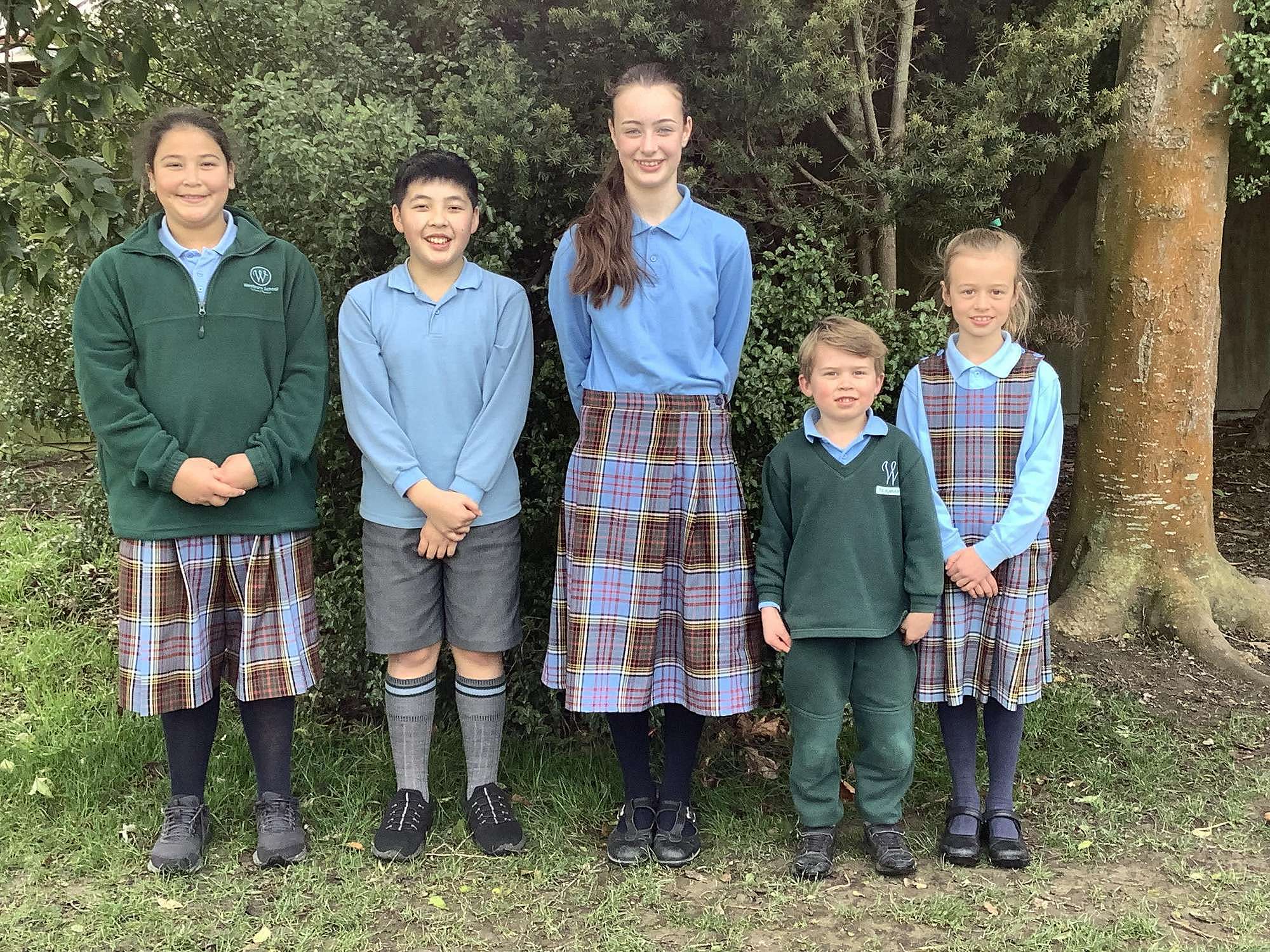PB4L- getting uniforms ready for school photos