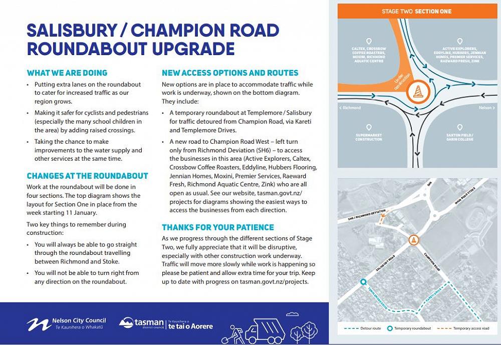 Salisbury Roundabout Upgrade information