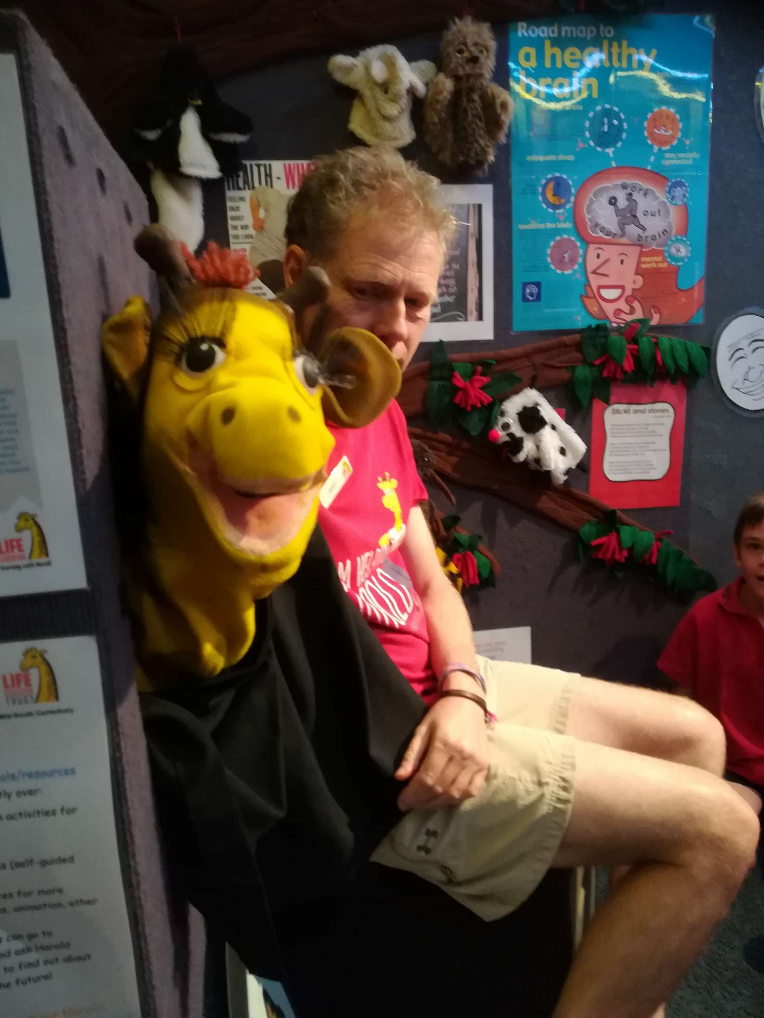 Harold The Giraffe visits WMS