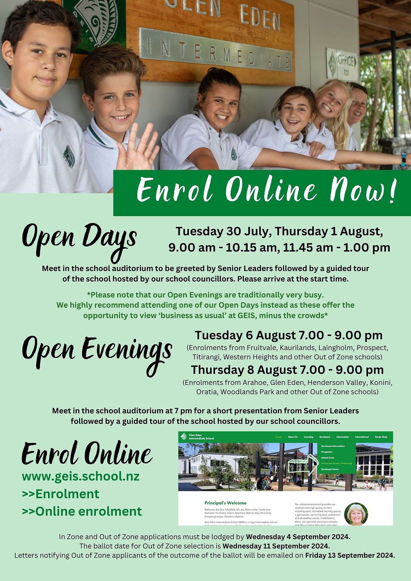 2025 Enrolments OPEN! — GEIS Newsletter Issue 3 2024