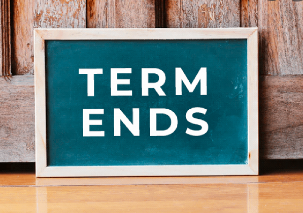 Term 2 Finishes