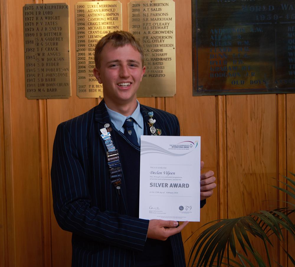 Congratulations on your Silver Award Declan! — King's Week