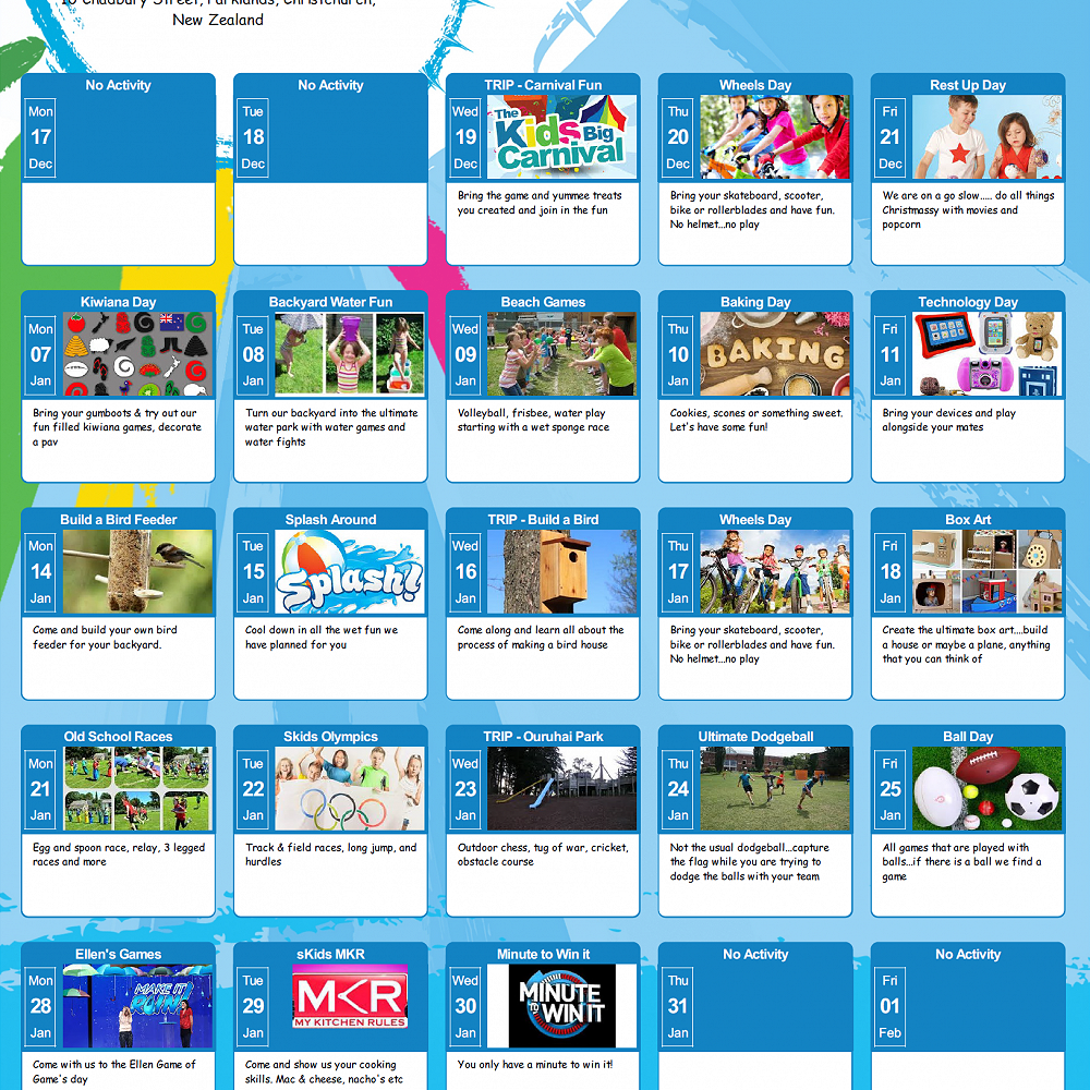 Skids Holiday Programme