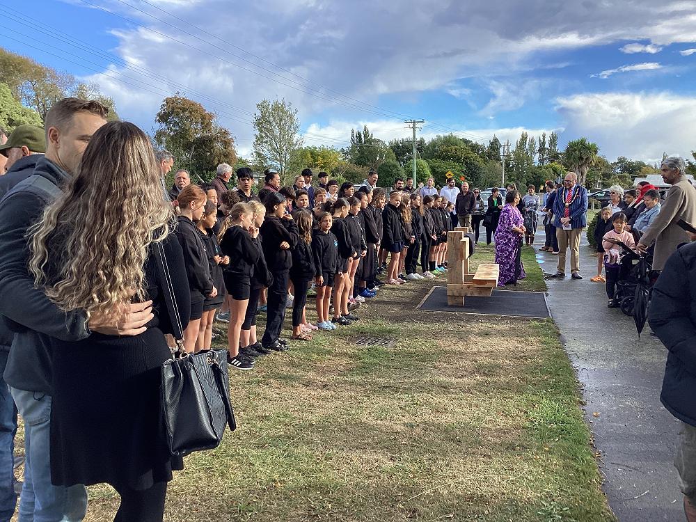 Blessing and Dedication of the Commemorative Bench and Opening of the ...