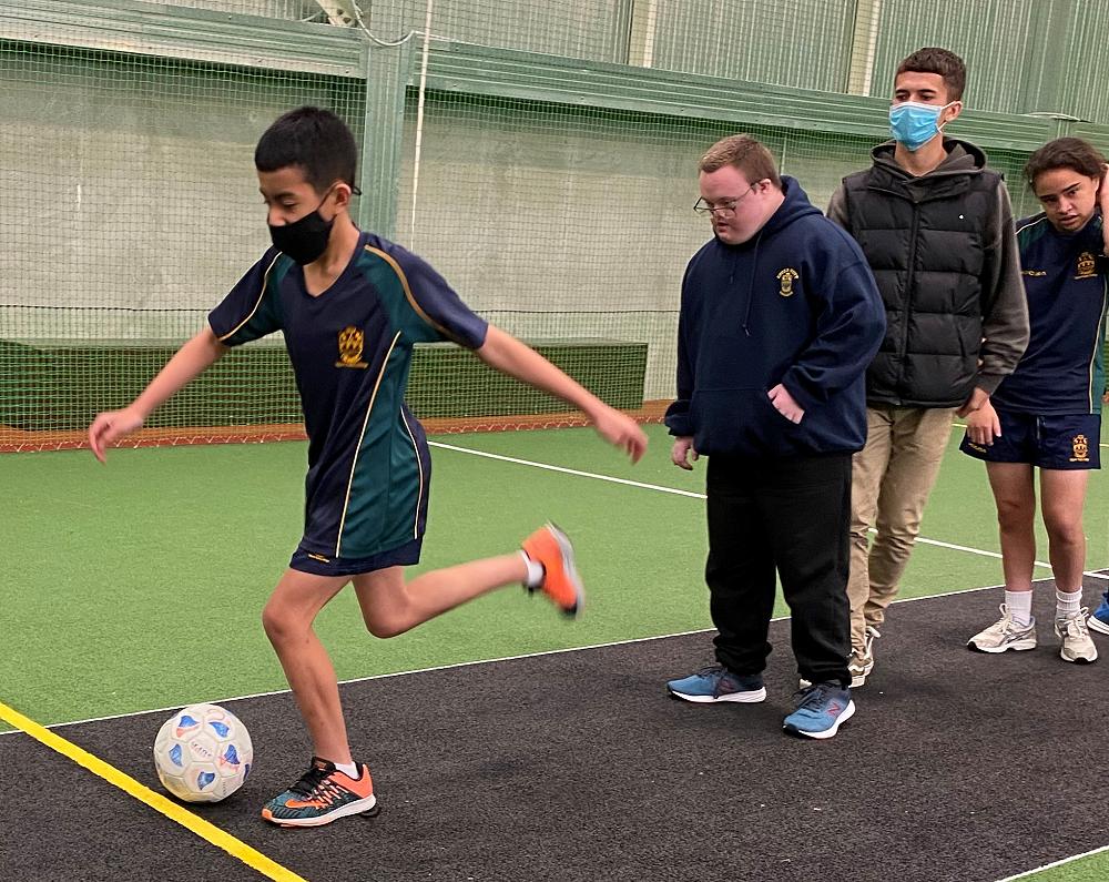 Awhina students show their futsal flair