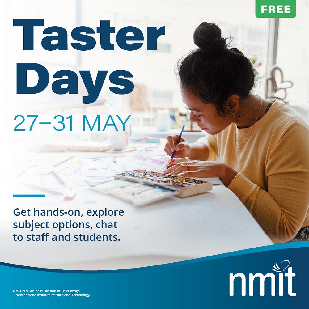 NMIT Taster Days - a great careers opportunity