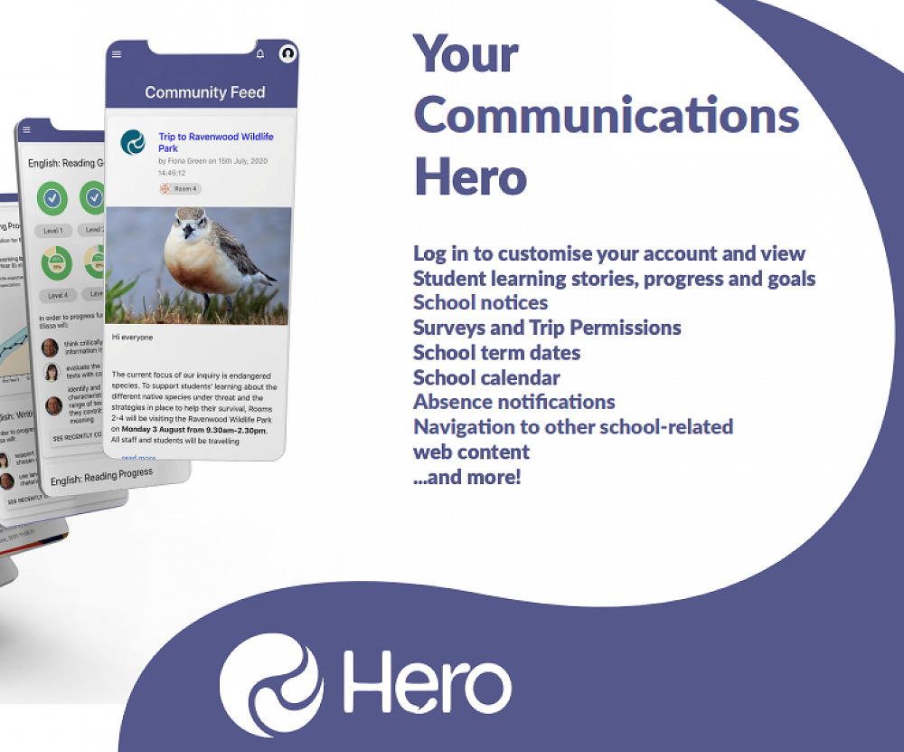 Stay up to date using the Hero App