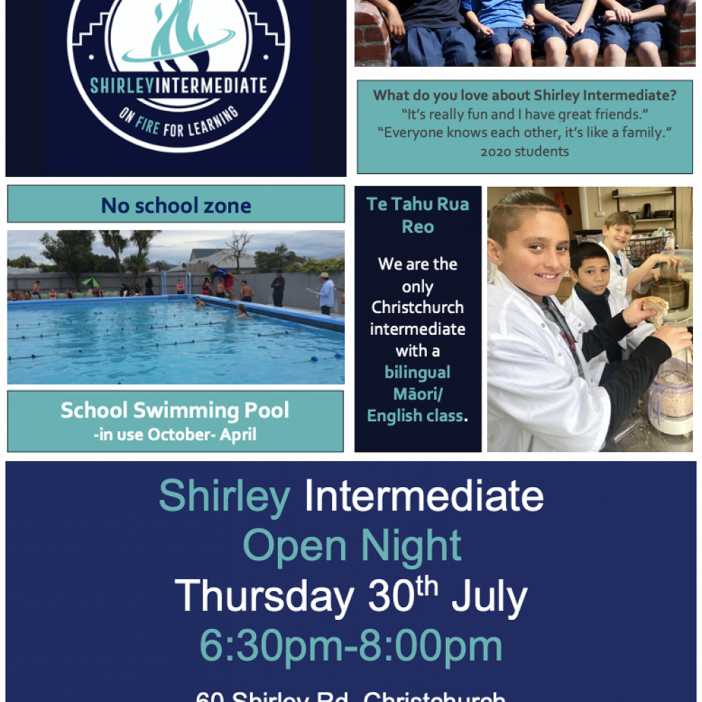 Shirley Intermediate Open Night