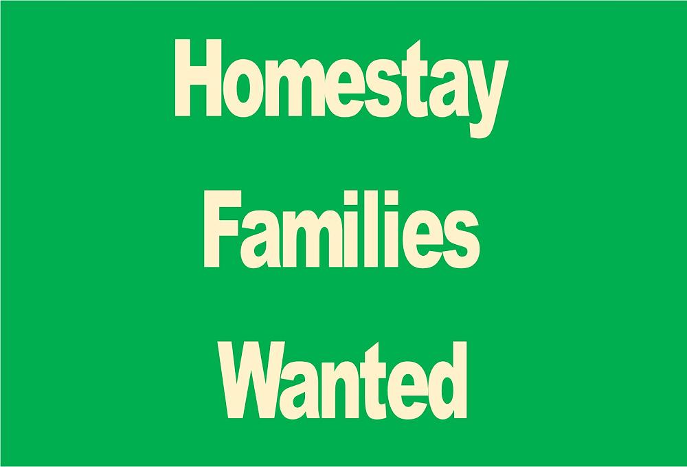 Homestays Wanted