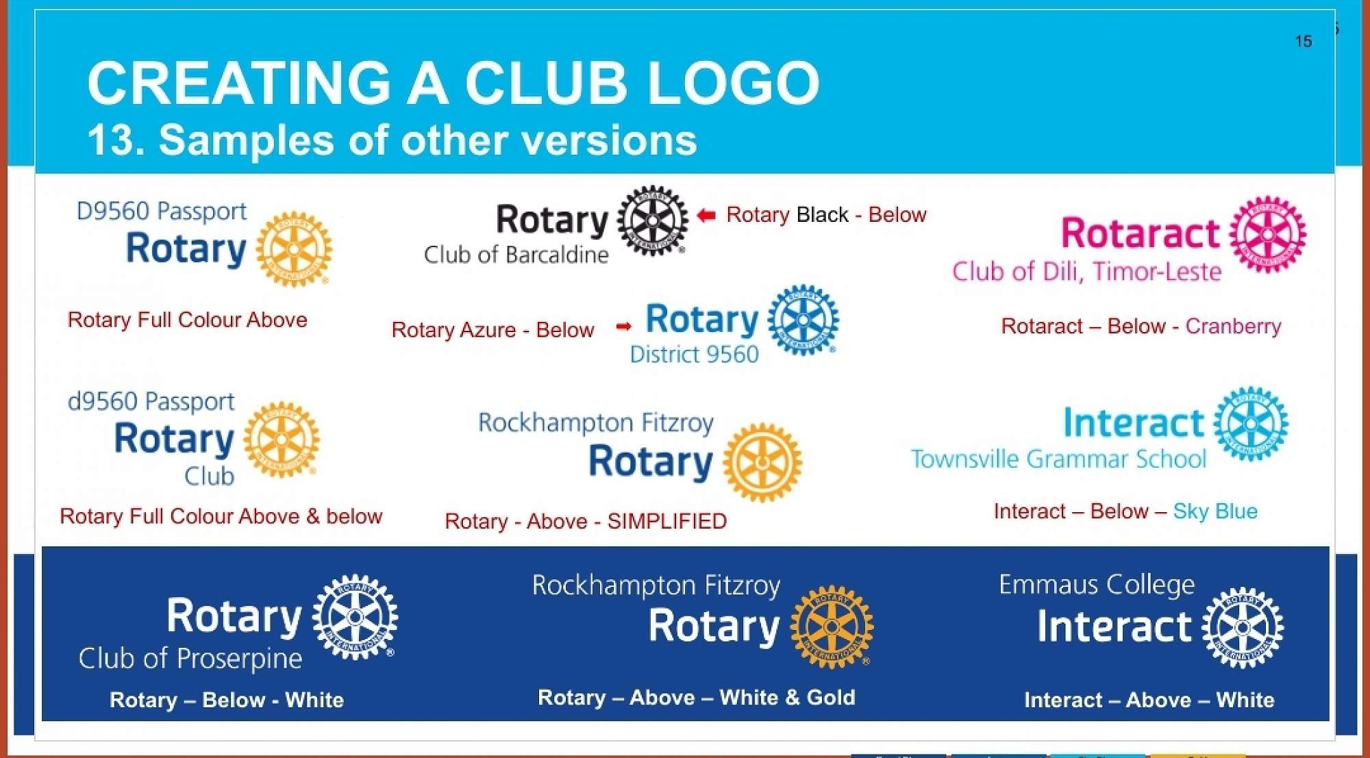 How to Create a Club Logo in the Brand Center
