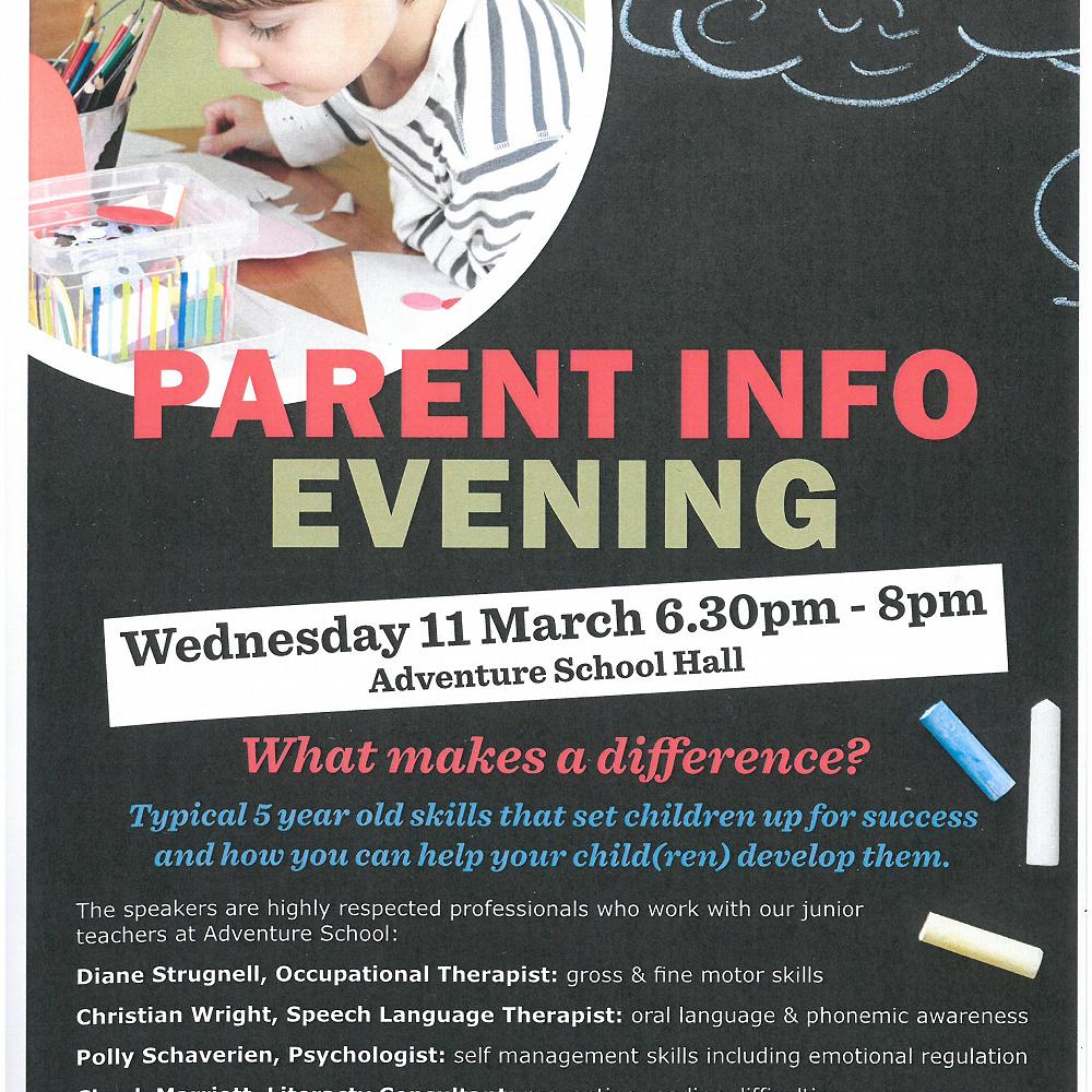 Parent info evening