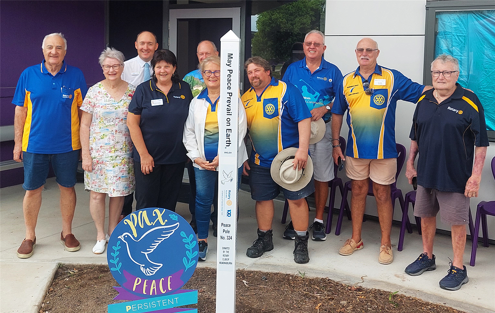 PEACE POLES POINTS TO PEACE ON EARTH — Rotary District 9560 Newsletter ...