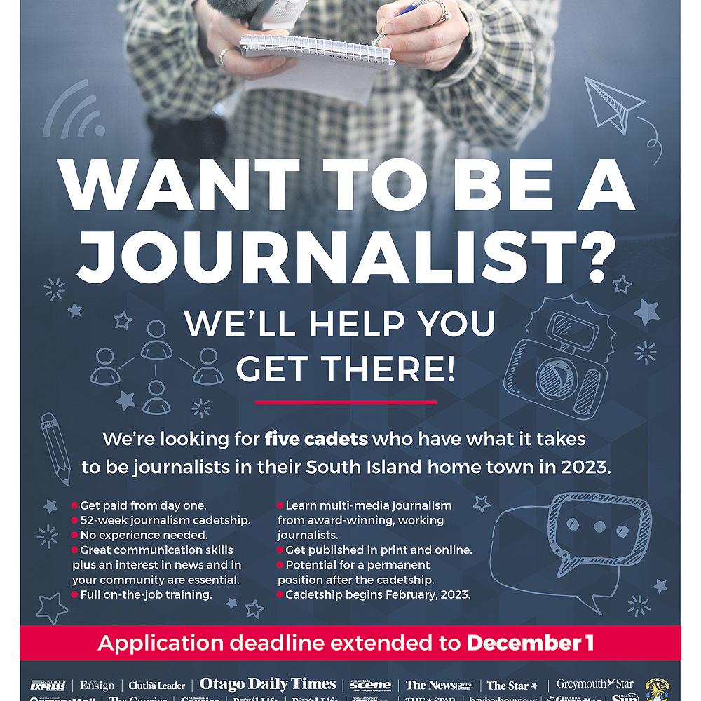 Allied Press Journalism Cadet Programme - Te Waraki — Newsletter - No ...