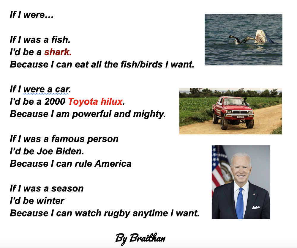 If I were... Poems by Room 6 — Term 2 Week 1 Newsletter