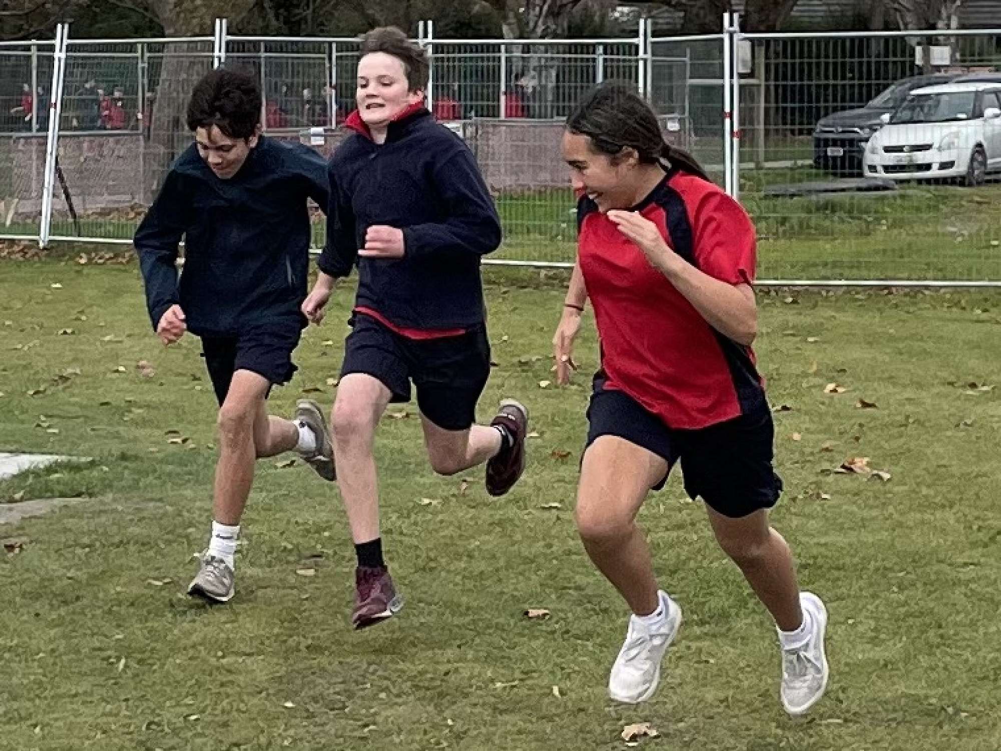 Students from Puneke 15 carry out their fitness routines with sporting ...