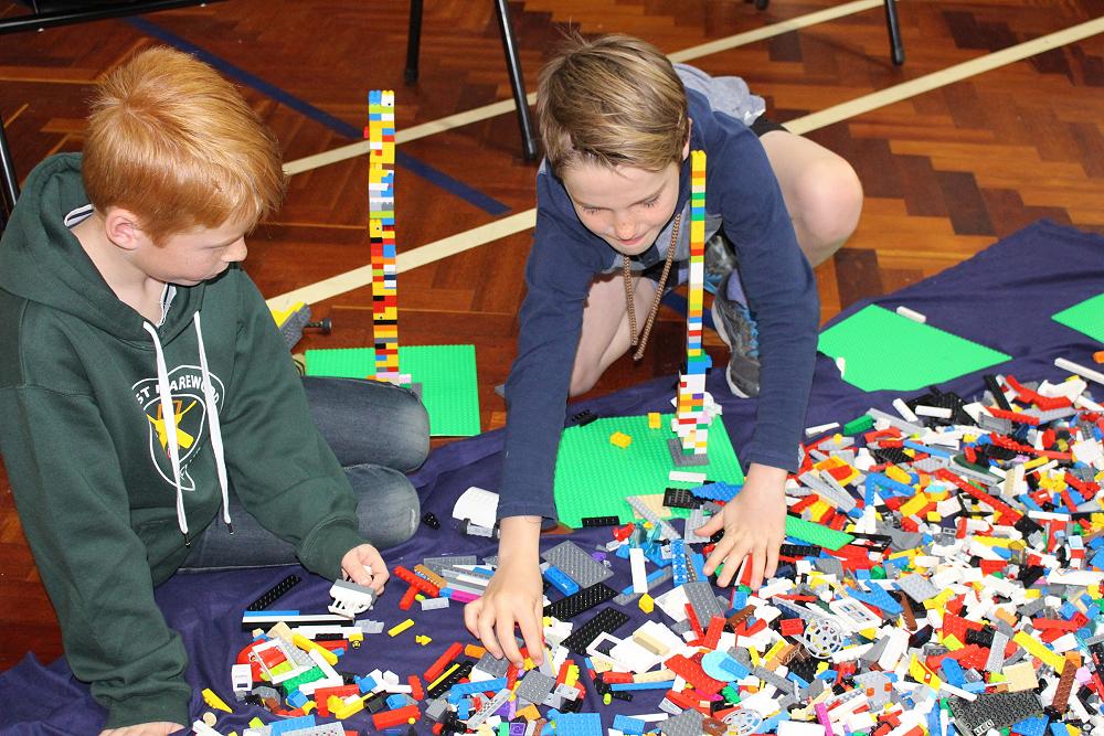 Lego competition food and movies.