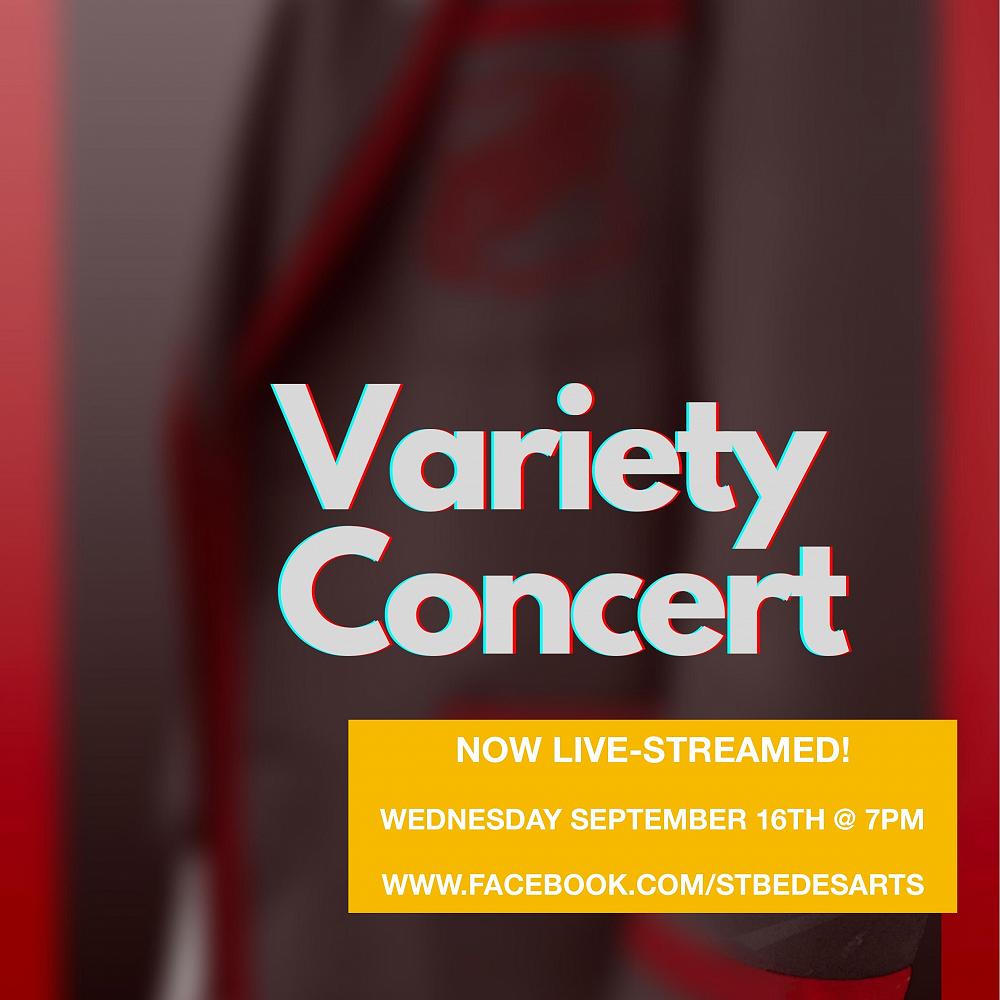 Next week's Variety Concert to now be live-streamed!