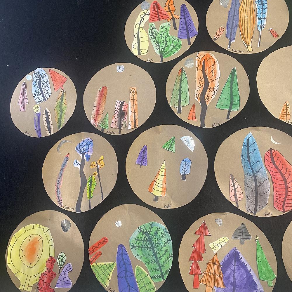 Room 8's Autumn folk tree art — Newsletter: Issue 4, 2024