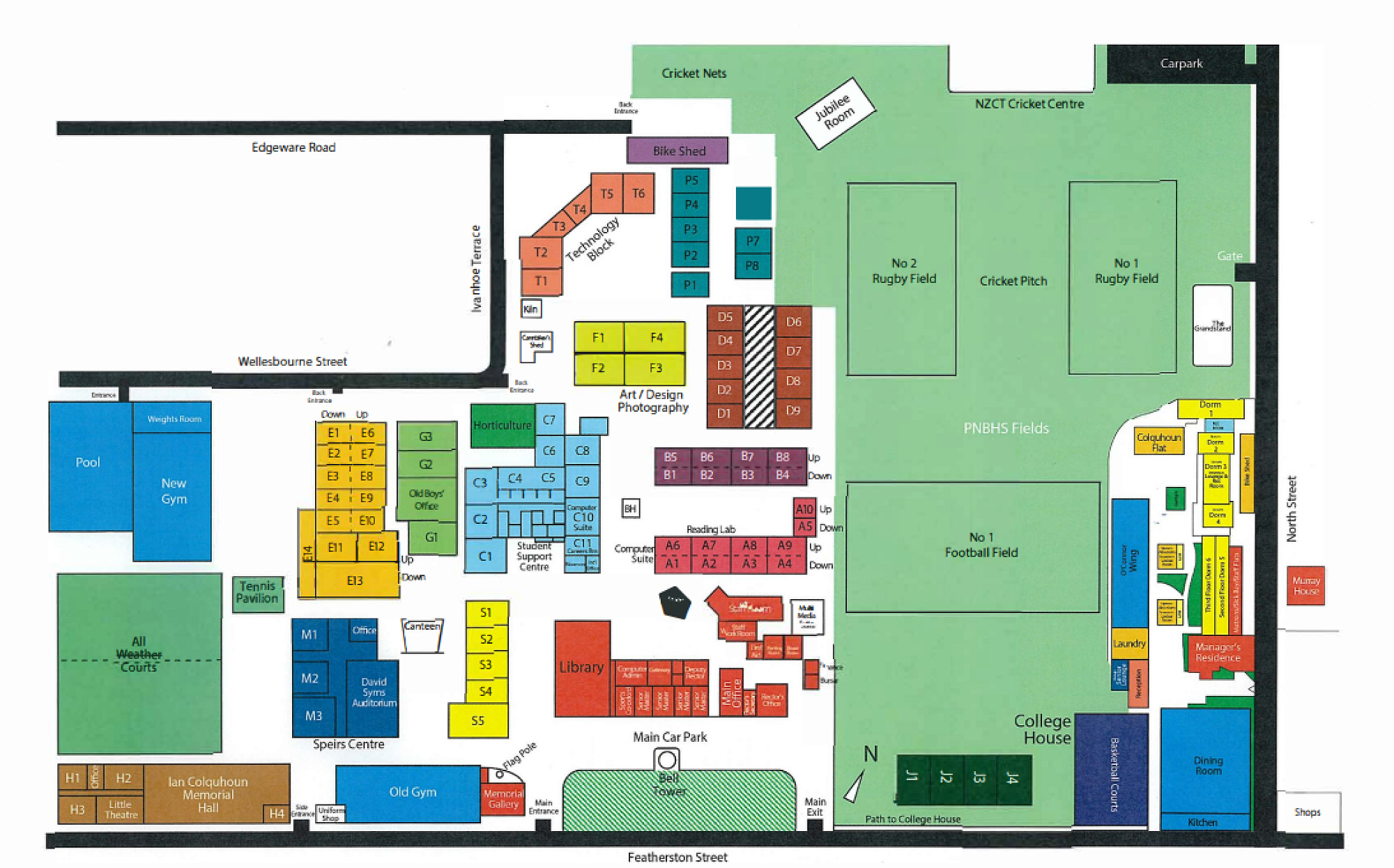 PNBHS School Map