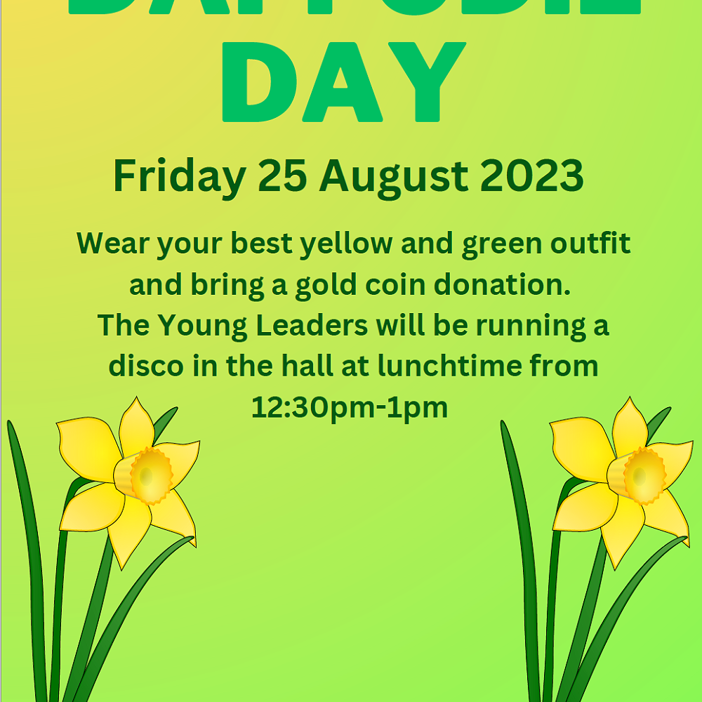 Daffodil Day - Friday 25th August