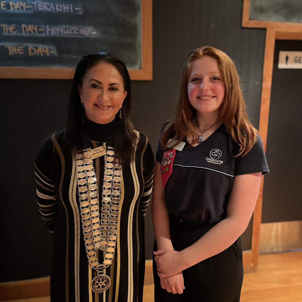 Grace Wows At Rotary