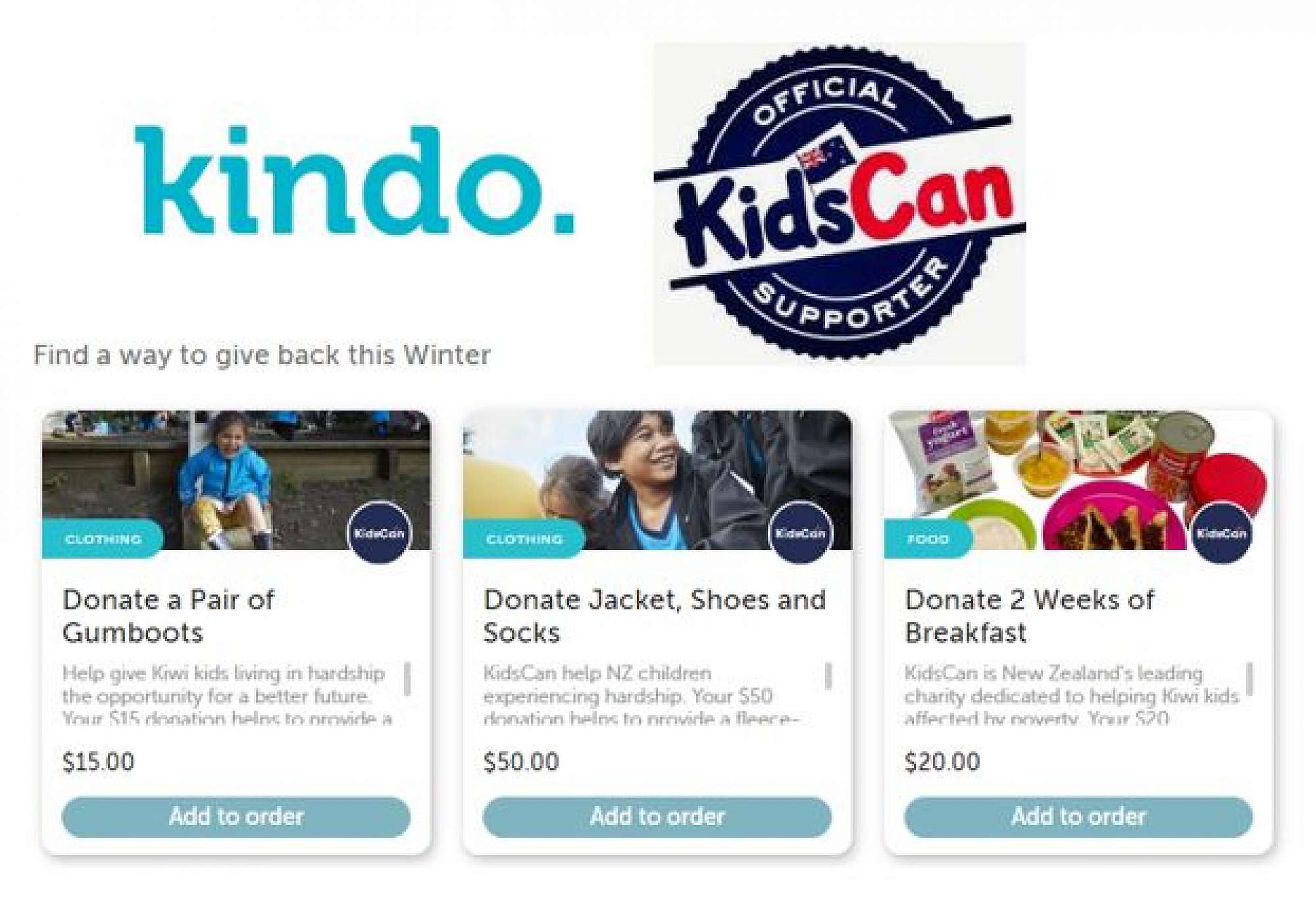 Kindo Now Supports Kidscan