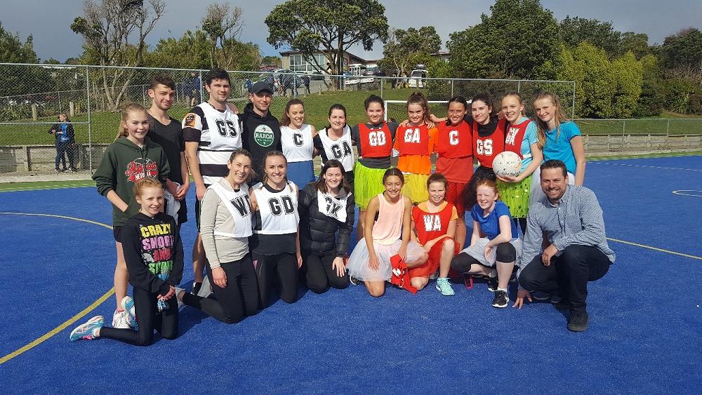 Staff v Students Netball Game