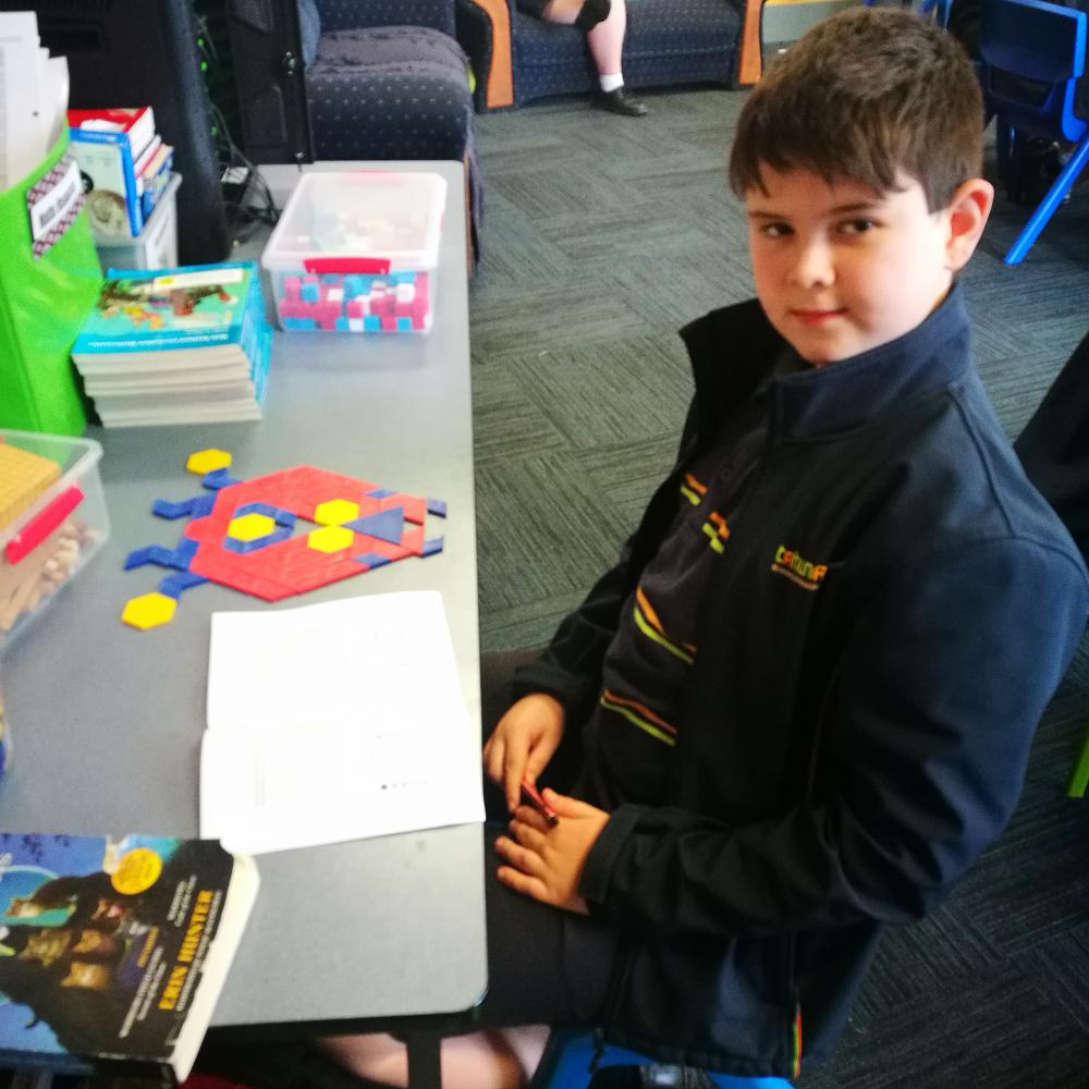 Toby links Maths and Art