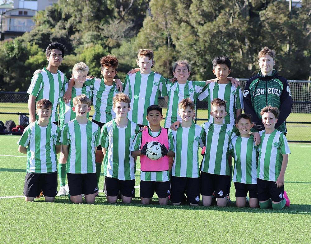Year 7 and 8 Boys compete at the Auckland champs football tournament ...