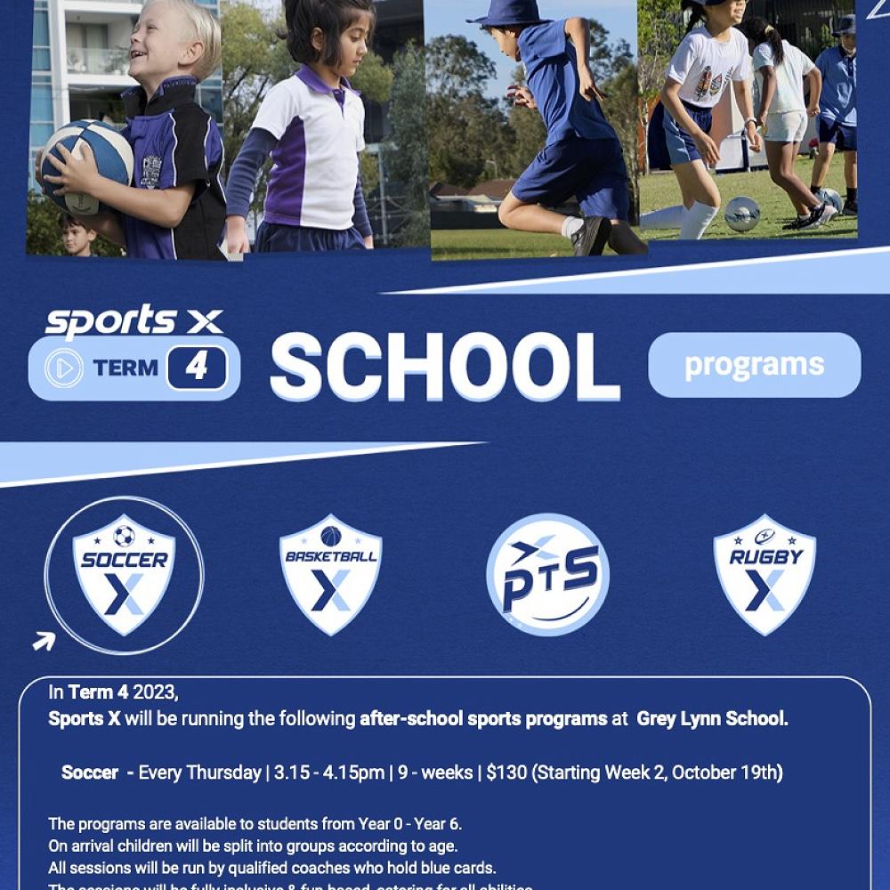 Sports X will be running the following after-school sports programs at ...