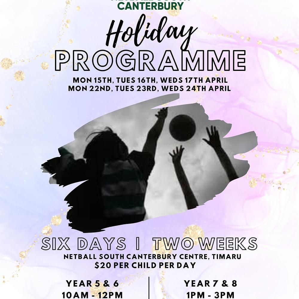 Netball South Canterbury Holiday Programme