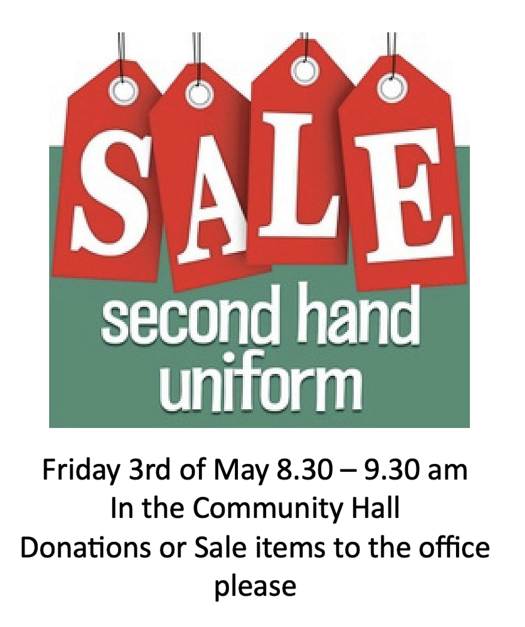 Friday 3rd May 8.30 - 9.30 am in the Community Hall. — Newsletter 6 ...