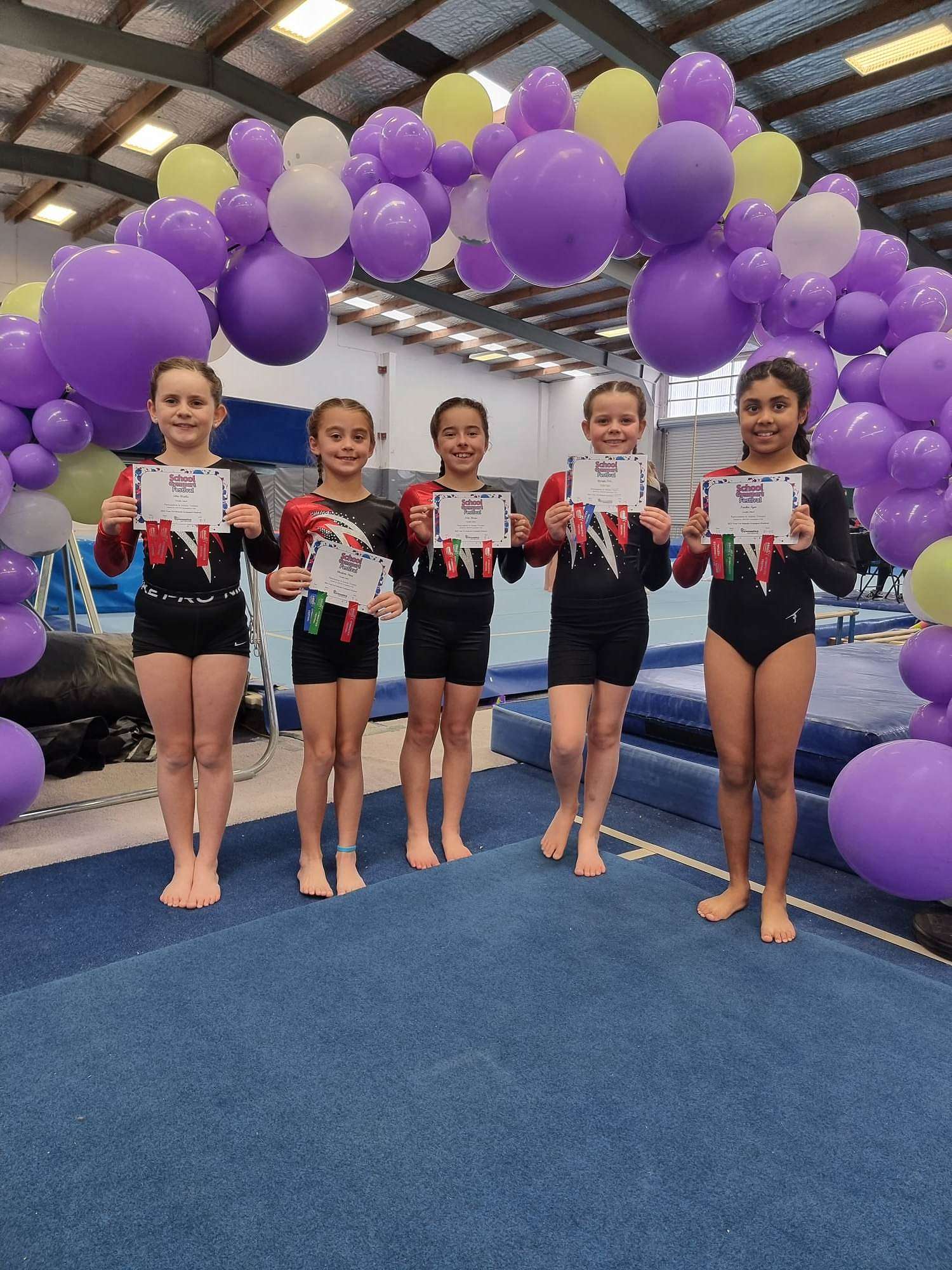 Keep Smiling and point your toes Tauriko Gymnasts!