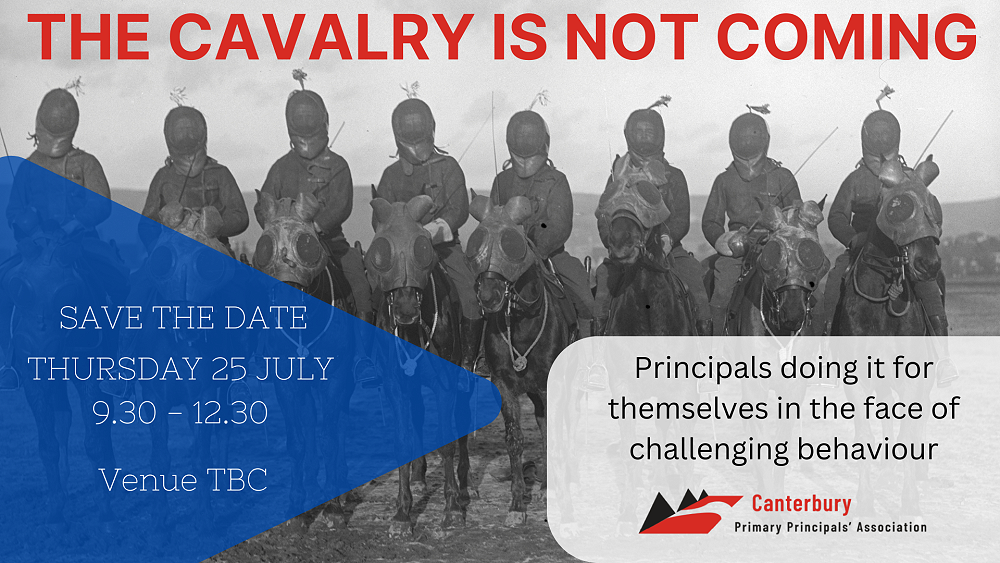 The Cavalry is Not Coming!