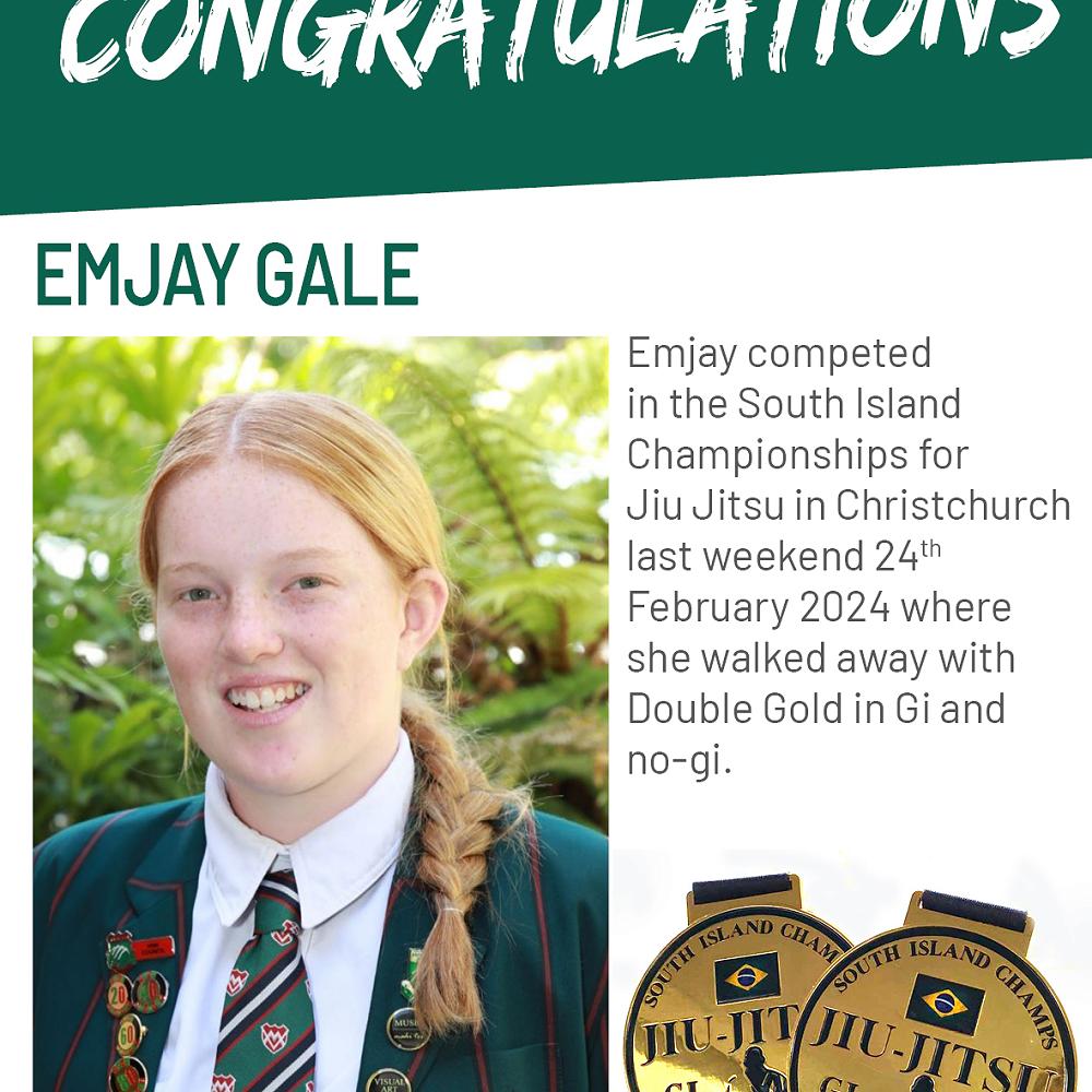 Congratulations Emjay!