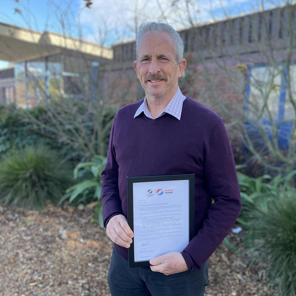 Mr Chibnall awarded Life Membership