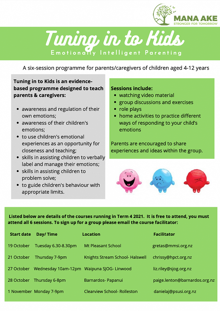 Tuning into Kids - Parenting Programme