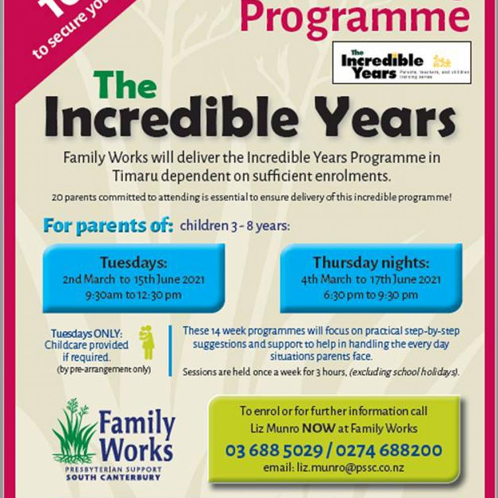 The Incredible Years Parenting Programme